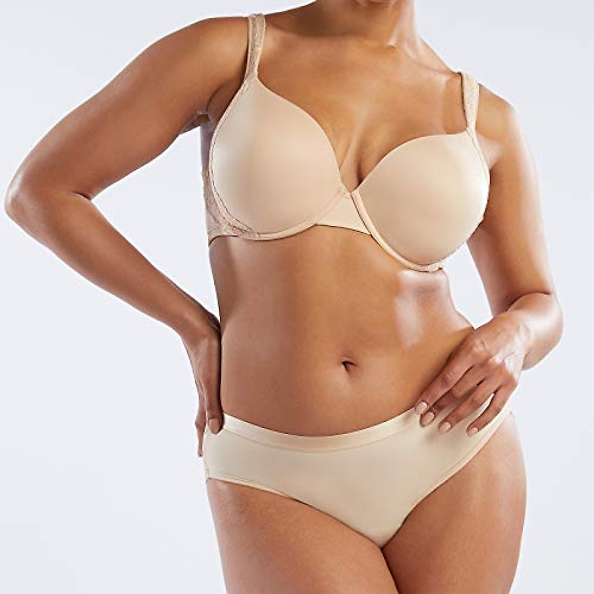 Savage X Fenty, Women's, Curvy Lace Back Hipster, Honey Nude, 2X