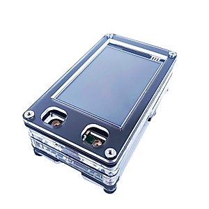 C4Labs DRPi-3.5NSX Nextion Screen Case – Raspberry Pi 3 B+, Duplex MMDVM v1.0, and Enhanced 3.5" Nextion Screen (Included) ~ Black Ice (Black)