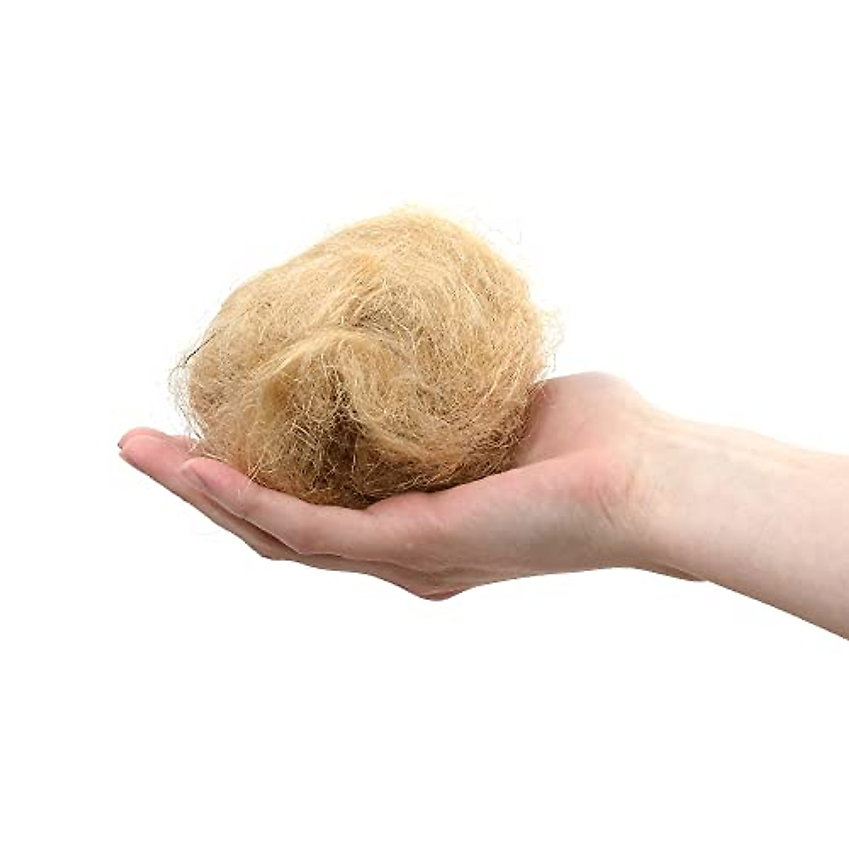 Glaciart One Premium Bird Nesting Material (2.1oz) Small Animal Bedding|Natural Wool, Silk, Cotton & Jute Nesting Materials for Birds, Perfect for Nest Building for Bird Cage or Hamster Bedding