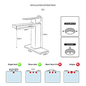 MFQJJRRMI Gold Bathroom Faucet Single Handle Vanity Faucet Farmhouse Bathroom Sink Faucet Bath Vessel Basin Faucet for Kitchen 6052