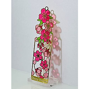 Stained-Glass Style Bookmark [SD] ( Cherry Blossom )