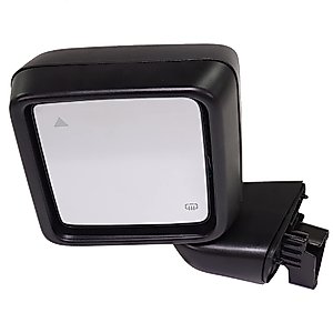 Kool Vue Driver Side Power Heated Mirror for Jeep Wrangler 2018-2023 With Blind Spot Monitor Textured