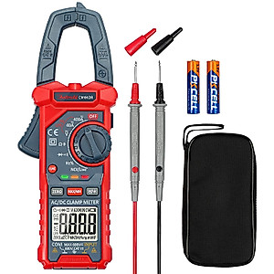 AstroAI 4000 Counts Digital Clamp Meter+Multimeter Test Leads Kit,