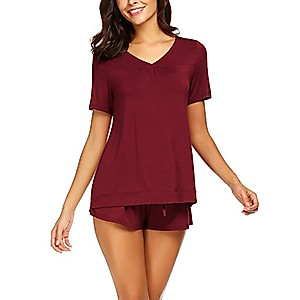 Avidlove Women's Shorts Pajama Set Short Sleeve Sleepwear Nightwear Pjs Holiday Pajamas for Women S-XXL