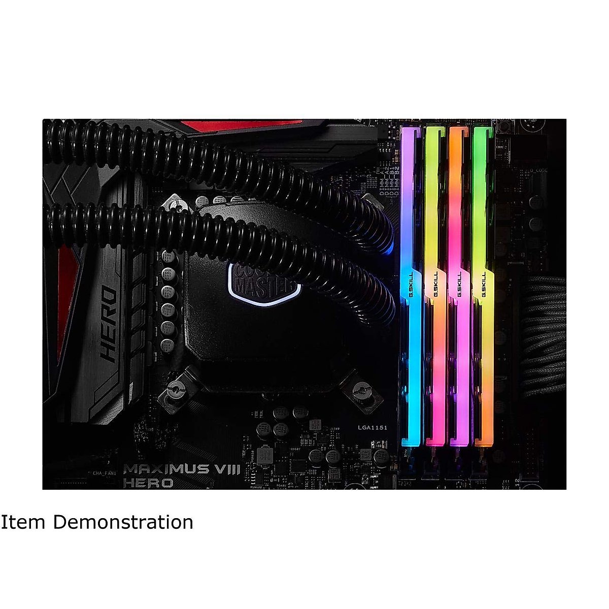 G.SKILL Trident Z RGB Series (Intel XMP) DDR4 RAM 128GB (4x32GB) 3600MT/s CL18-22-22-42 1.35V Desktop Computer Memory UDIMM (F4-3600C18Q-128GTZR)
