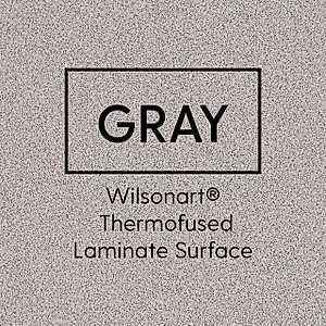 Factory Direct Partners 10087-GYYE Kidney Activity School and Classroom Kids Table (48" x 72"), Toddler Legs, Adjustable Height 15-24" - Gray Top and Yellow Edge