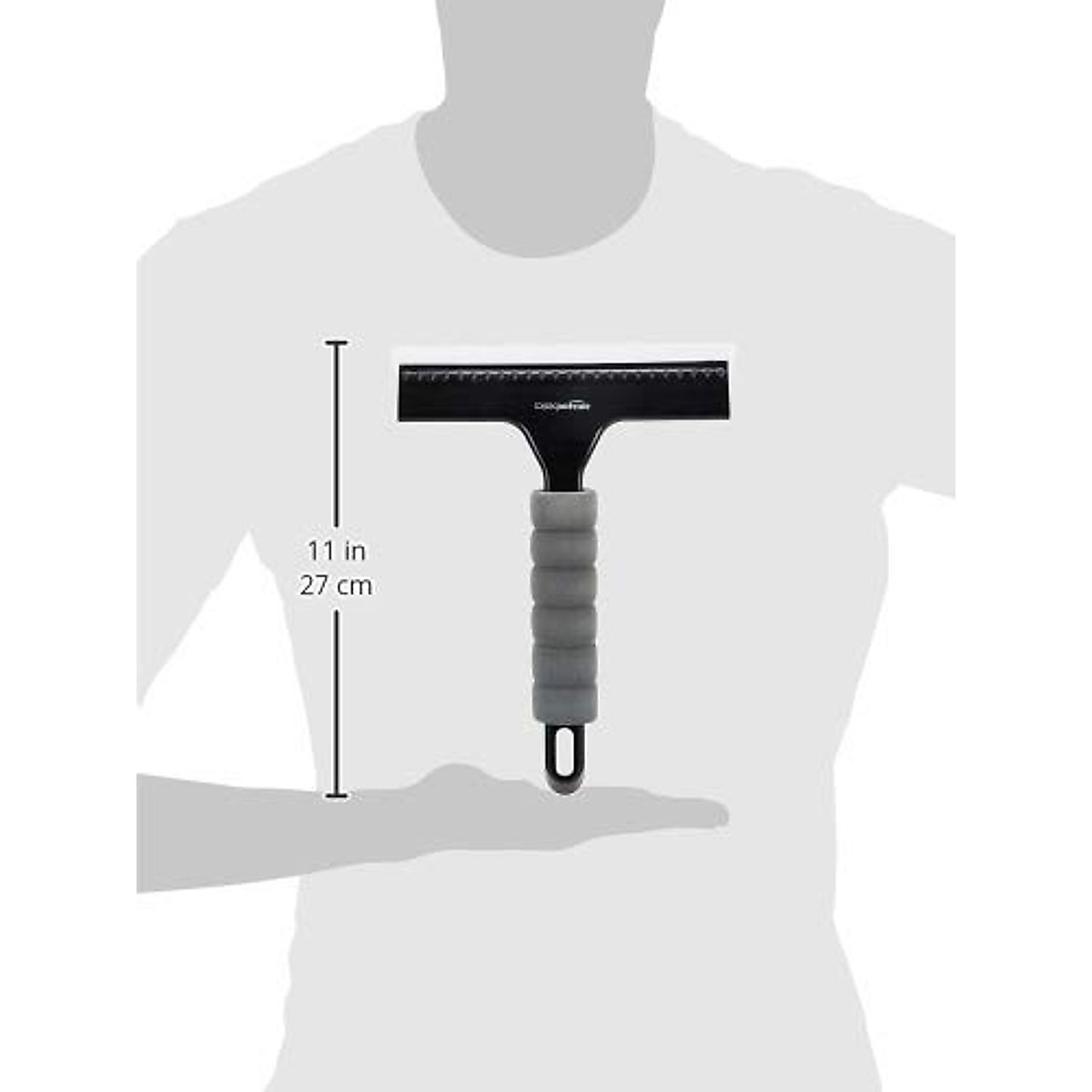 Amazon Basics Window Squeegee with Handle for Glass, Mirror, Car Window