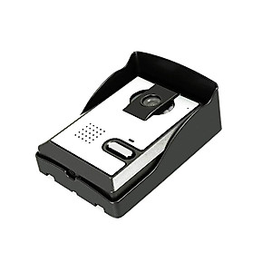 AMOCAM Video Door Phone System, 4.3 Inches Clear LCD Monitor Wired Video Intercom Doorbell Kits, IR Night Vision Outdoor Camera Door Intercom, Doorphone Telephone Style for Home Improvement