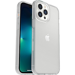 OtterBox iPhone 13 Pro Max & iPhone 12 Pro Max Prefix Series Case - CLEAR, Ultra-Thin, Pocket-Friendly, Raised Edges Protect Camera & Screen, Wireless Charging Compatible