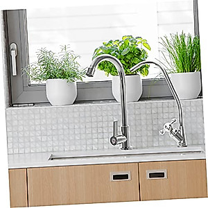 SOLUSTRE Sink Faucet Sink Faucet Water 2pcs System for Osmosis Purifier Steel Reverse Dispenser Filtration Drinking Faucet Stainless Purification Water Tap Water Water Water Spigot