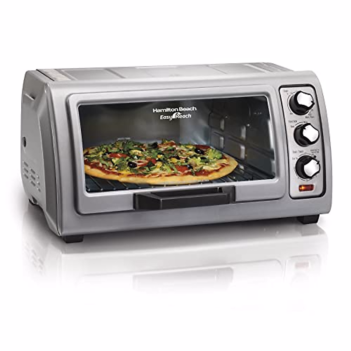Hamilton Beach 6 Slice Toaster Oven With Roll-Top Door + Hamilton Beach Wave Action Blender (40 Oz)