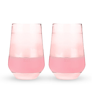 Host Freeze XL Cooling Cups, 12oz Set of 2 Insulated Freezable Tumbler, Mothers Day Gifts for Mom, Gifts for Women, Birthday Gifts for Mom, Blush