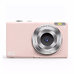 DYOSEN Digital Camera 2.88 Inch Vlogging 48Mega 48Mp Hd Digital Camera with 16X Digital Zoom Student Children's Photo Camera Digital Camera Photography (Color : A)