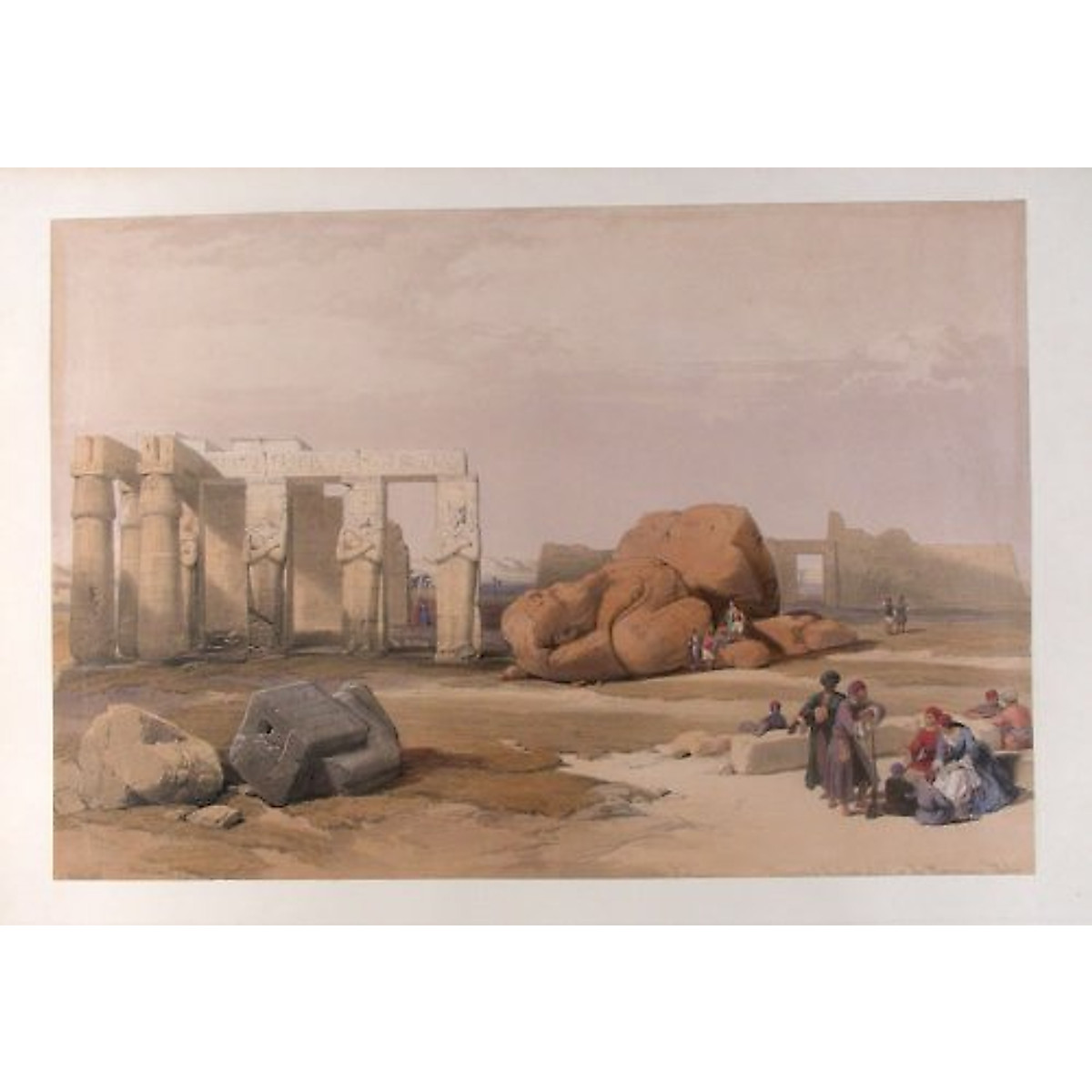 Fragments of the Great Colossi at Memnonium-Thebes