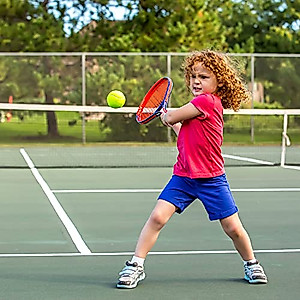 JY CLASSIC Tennis Balls, 3,12 Pack Training Tennis Balls Practice Balls, Pet Dog Playing Balls, Come with Mesh Bag for Pet Toys (3pcs Balls, Yellow)