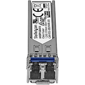 StarTech.com Cisco Meraki Compatible SFP Module - 1000BASE-LX - 1GbE Single Mode Fiber SMF Optic Transceiver - 1GE Gigabit Ethernet LC 10km - 1310nm Cisco Meraki MS225, MX400, MS250 (MASFP1GBLX10)