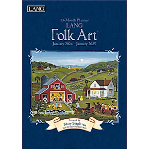 LANG Lang Folk Art™ 2024 Monthly Planner (24991012099)