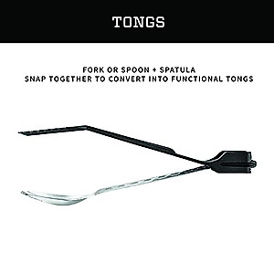 Gerber Gear ComplEAT Camping Utensils Cooking Tool Set, Silver