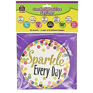 Confetti Positive Sayings Accents (8890)