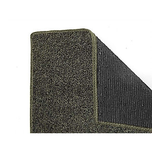 12' x 18' Brown/Tan Indoor/Outdoor Artificial Turf Grass Carpet Area Rug with Premium Bound Edges