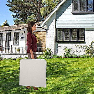 Ochine Foldable Indoor Outdoor All-Purpose Portable Wooden Table for Picnics, Camping, Beach, Tailgating, Patio, Kitchen, Living Room - Roll Up Folding Design