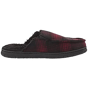 Eddie Bauer Men's Oliver Slippers | House Slippers for Men | Cushioned Footbed Lightweight Slip-On Bedroom Shoes with Rubber Outsole