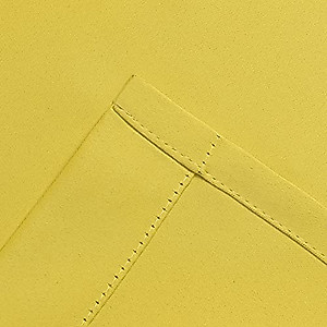 SeeGlee Mustard Yellow Grommet Valance for Nursery,Thermal Insulated Light Reducing Drapes for Kids Room(1 Panel,54 W by 18 L)