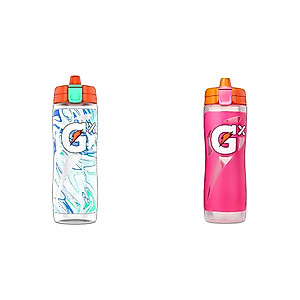 Gatorade Gx, Marble White & Gx Bottle, Pink, 30 Oz