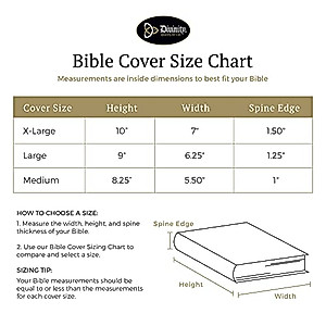 Act Justly Love Mercy Walk Wrap Patch Blue X-Large Faux Leather Bible Cover