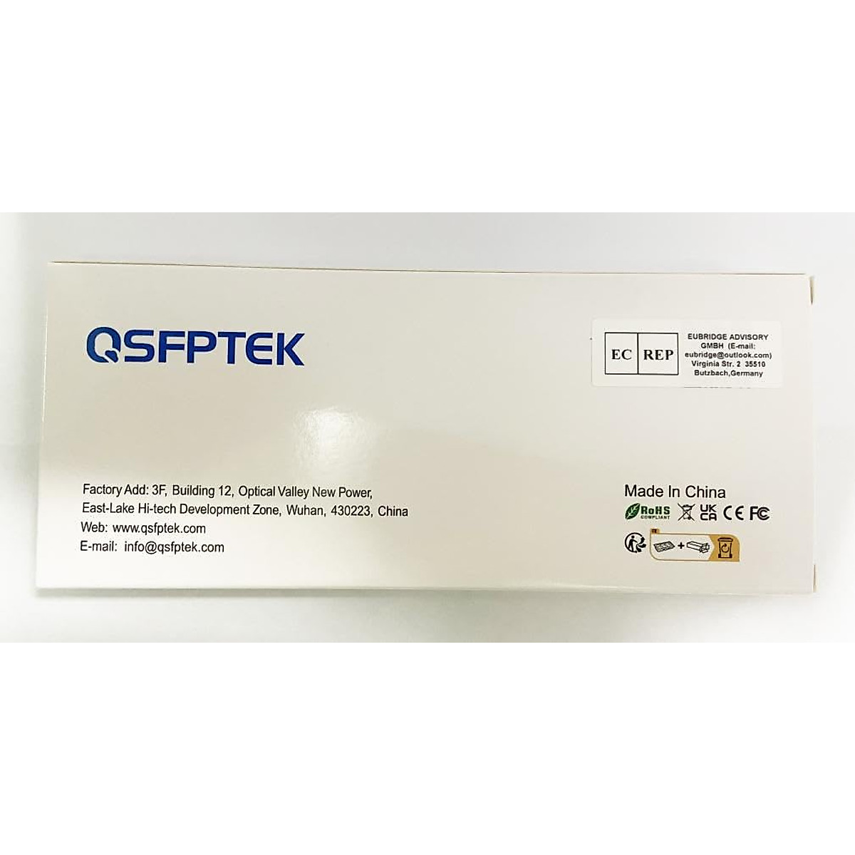 QSFPTEK 4Packs 10GBASE-LR Transceiver, 10G SFP+ Patch Module, 1310nm, 10km, DDM LC, 10Gbe Ethernet Mini-GBIC for Cisco SFP-10G-LR, Ubiquiti UF-SM-10G, Mikrotik, Netgear, Qnap NAS, D-Link
