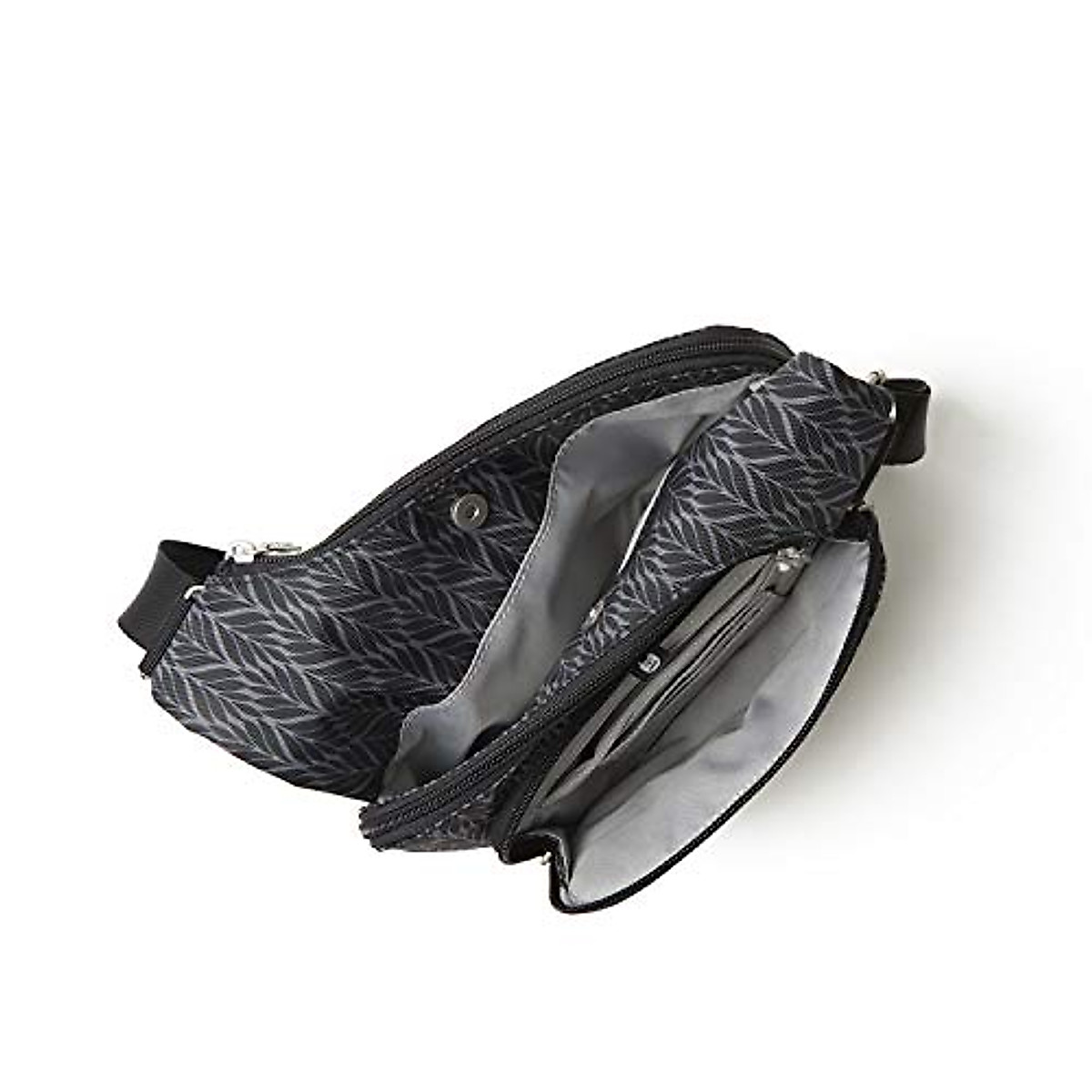 bg by baggallini Charlotte Crossbody Bag (Geo Floral Print)