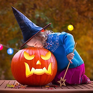 ZMCINER 23 PCS Pumpkin Carving Kit Heavy Duty Stainless Steel Pumpkin Carving Tools Simple & Safe Pumpkin Carving Kit for Kids & Adults