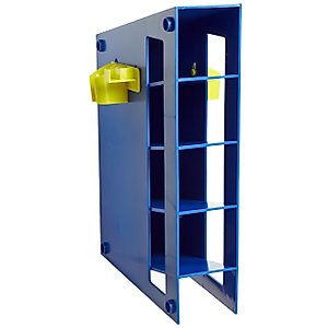 Heathrow Scientific Manual Pipette Rack with 4 Compartments, ABS Plastic, Blue