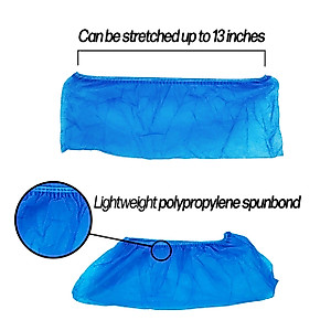 Adorox 100 Pcs (50pair) Shoe Covers Disposable (Standard) Non-Slip Home Lab Clinic Hospital