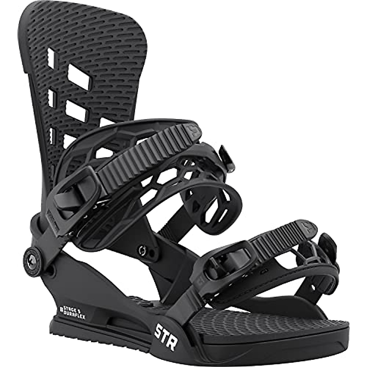 Union STR Snowboard Bindings Black Sz S (6-7.5)