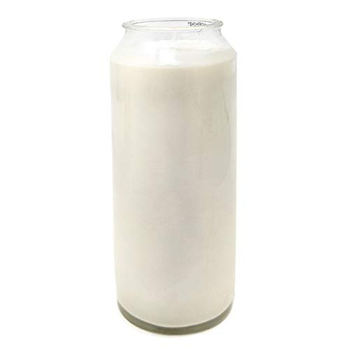 Hyoola 9 Day White Prayer Candle in Glass Jar- 1 Pack - Memory Candle for Religious, Memorial, Vigil and Emergency - 100% Vegetable Oil Wax