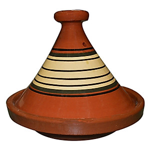 Moroccan Cooking Tagine Handmade Lead Free Safe Medium 10 inches Across Traditional