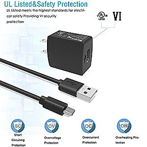 5Ft USB C AC Charger Fit for Samsung Galaxy A03S A02s A01 SM-A025 SM-A037 SM-S134 USB C Phone Fast Charging Adapter Supply Power Cord Cable