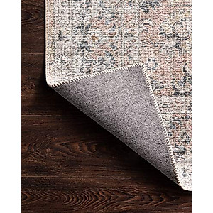 Loloi II Skye Collection SKY-01 Blush / Grey, Traditional 7'-6" x 9'-6" Area Rug
