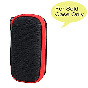 co2CREA Hard Travel Case Replacement for Bosch GLM 50 C/GLM 40 / GLM 165-10 / GLM 165-40 Enabled 165’ Distance Measure (Black Case + Inside Blue + Red Zipper)