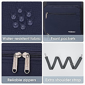 For Spirit Airlines Personal Item Bag 18x14x8 Foldable Travel Duffel Bag Tote Carry on Luggage for Women and Men (Dark Blue (with Shoulder Strap))