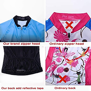 Weimostar Women's Cycling Jersey, Long Sleeved Bike Jersey,Comfortable Quick Dry