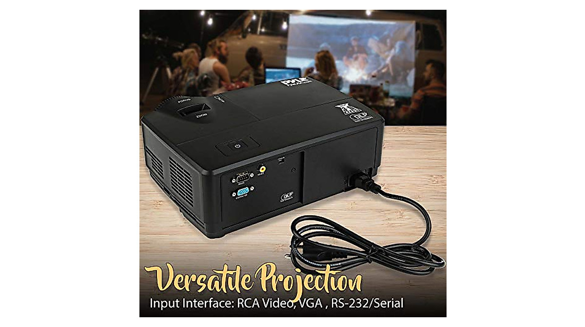 Pyle 1080P Home Theater Projector - 3000 Lumens HD