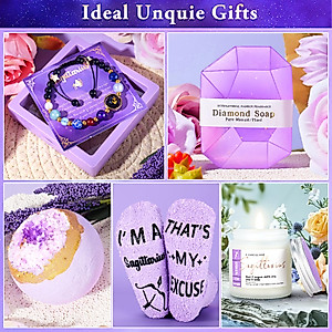 10PCS Birthday Gifts for Women - Sagittarius Gifts for Mom, Wife, Girlfriend, Sister - Self Care Package, Get Well Soon, Mothers Day