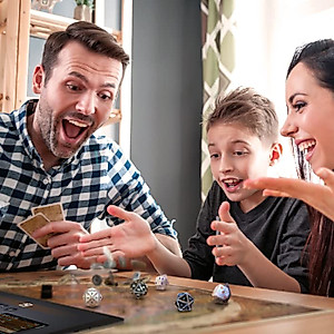 GoCube Ultimate GoDice Pack 6 Smart Connected Dice & Converter Shell Set (D20, D12, D100, D10, D8, D4) for Role-Playing Games.Compatible with DND Platforms Roll20, Foundry & Discord App