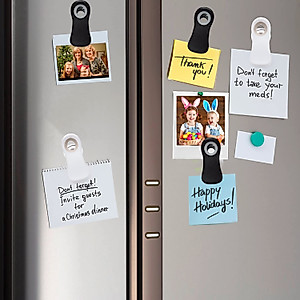 Hasanni Magnetic Clips - Food Clips, Chip Clips, Bag Clips for Food Storage with Air Tight Seal Grip for Bread Bags, Snack Bags and Food Bags( Pack of 10, Candy Colors)