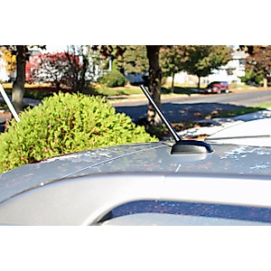 AntennaMastsRus - The Original 6 3/4 Inch is Compatible with Kia Soul (2010-2019) - Car Wash Proof Short Rubber Antenna - Internal Copper Coil - Premium Reception - German Engineered