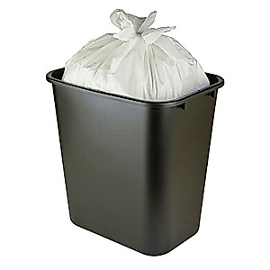 Amazon Basics 8 Gallon Flap Tie Trash Bags, 80 Count Fresh Scent