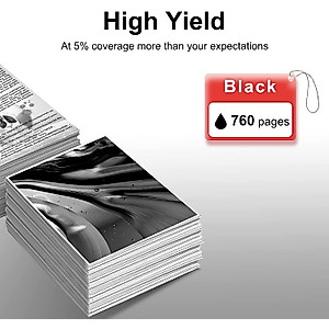 245 Ink Replacement for 245 XL Ink cartridges for Canon Printers Remanufactured Higher Yield Compatible with Canon Pixma MX490 MX492 MG2522 TS3100 TS3122 TS3300 TS3322 TS3320 TR4500 TR4520 Printer