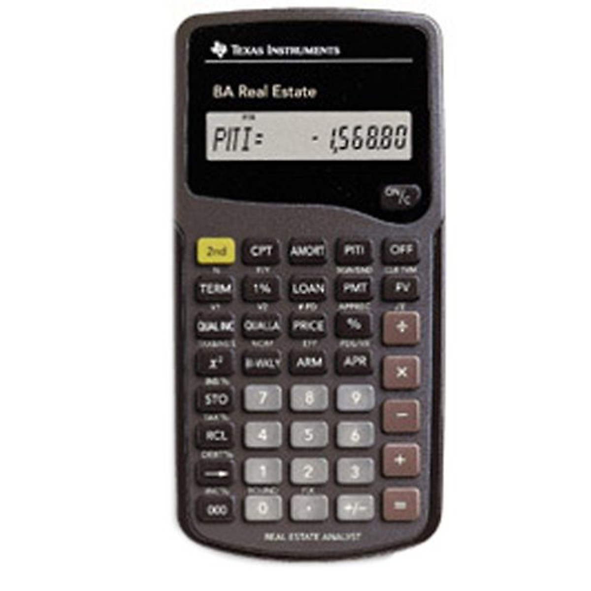 Texas Instruments BA Real Estate Financial Calculator